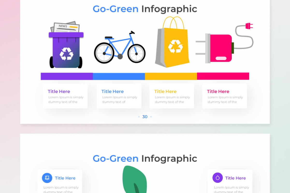 Go-Green PowerPoint Infographic Template | Nulivo Market